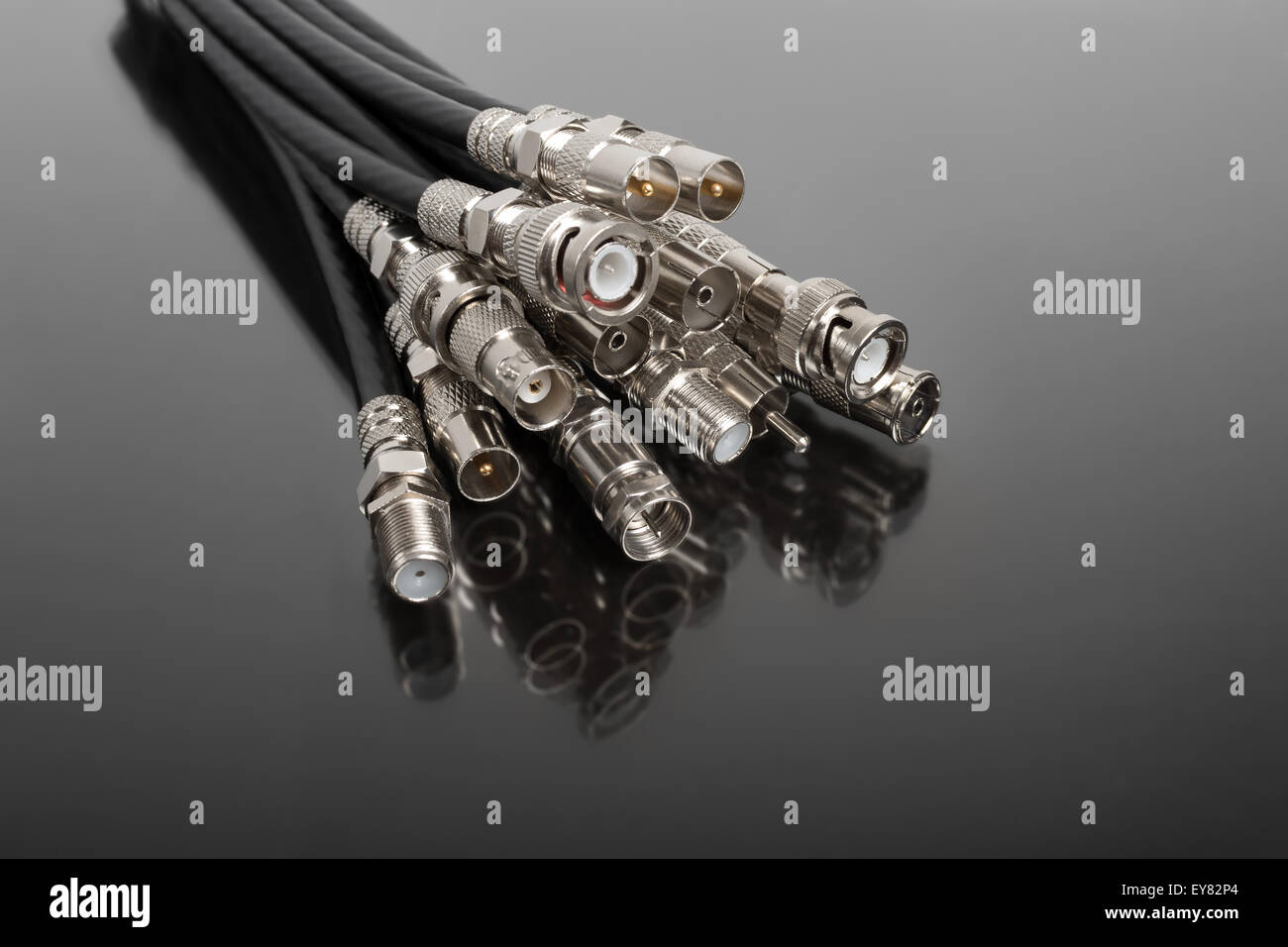 Coaxial cable connection television hi-res stock photography and images ...