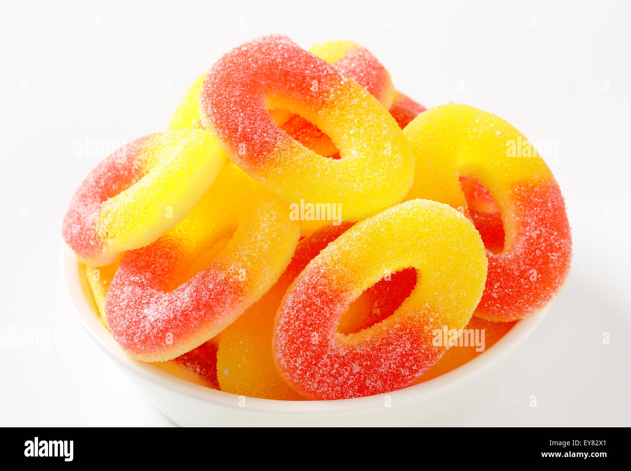 Peach rings gummies hi-res stock photography and images - Alamy