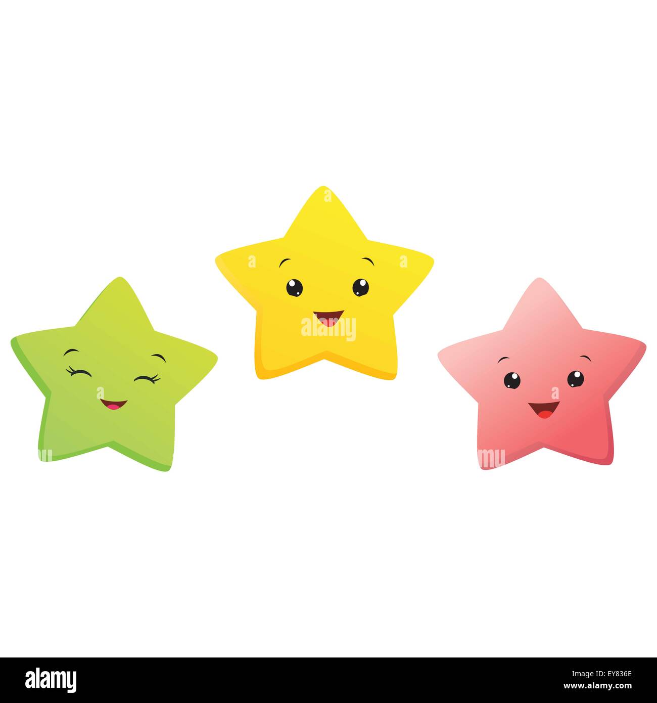 Smiley stars Cut Out Stock Images & Pictures - Alamy