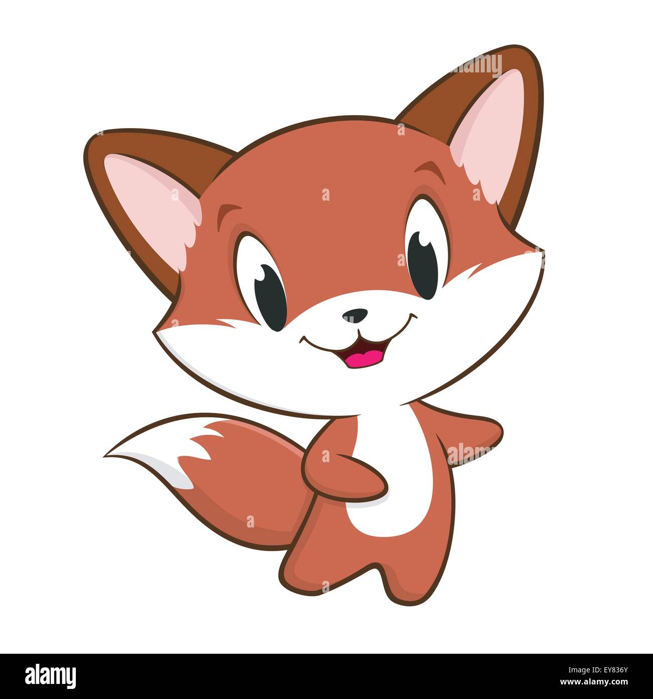 Red fox cartoon hi-res stock photography and images - Alamy