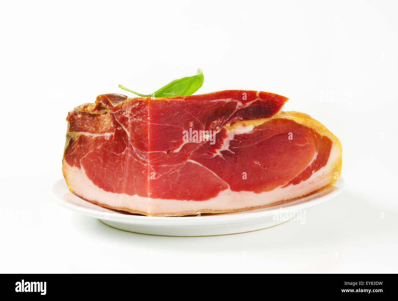 Prosciutto crudo - Italian dry-cured ham Stock Photo - Alamy