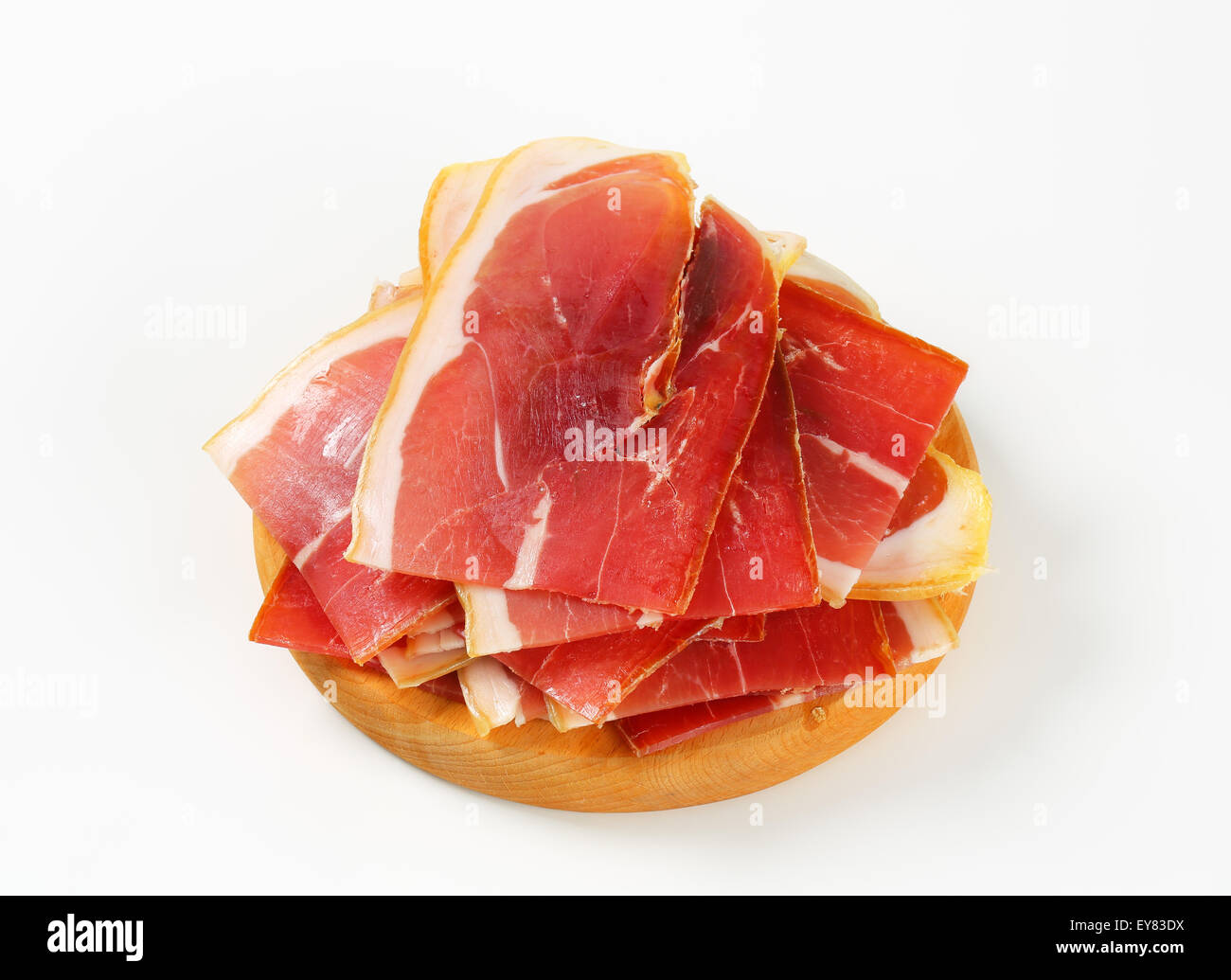 Prosciutto crudo - Italian dry-cured ham Stock Photo - Alamy