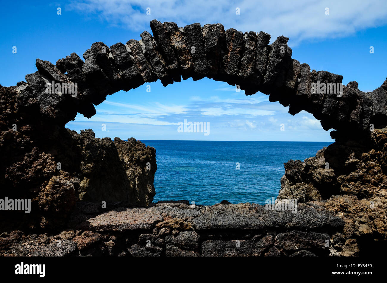 Stone Arch Window Stock Photo - Alamy
