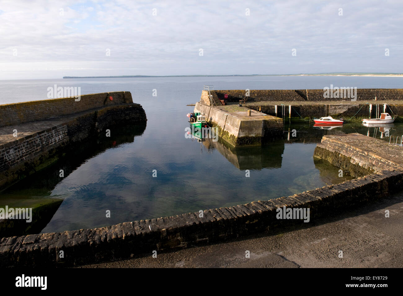 Beautiful historic Keiss Harbour, Caithness, Scotland Stock Photo - Alamy
