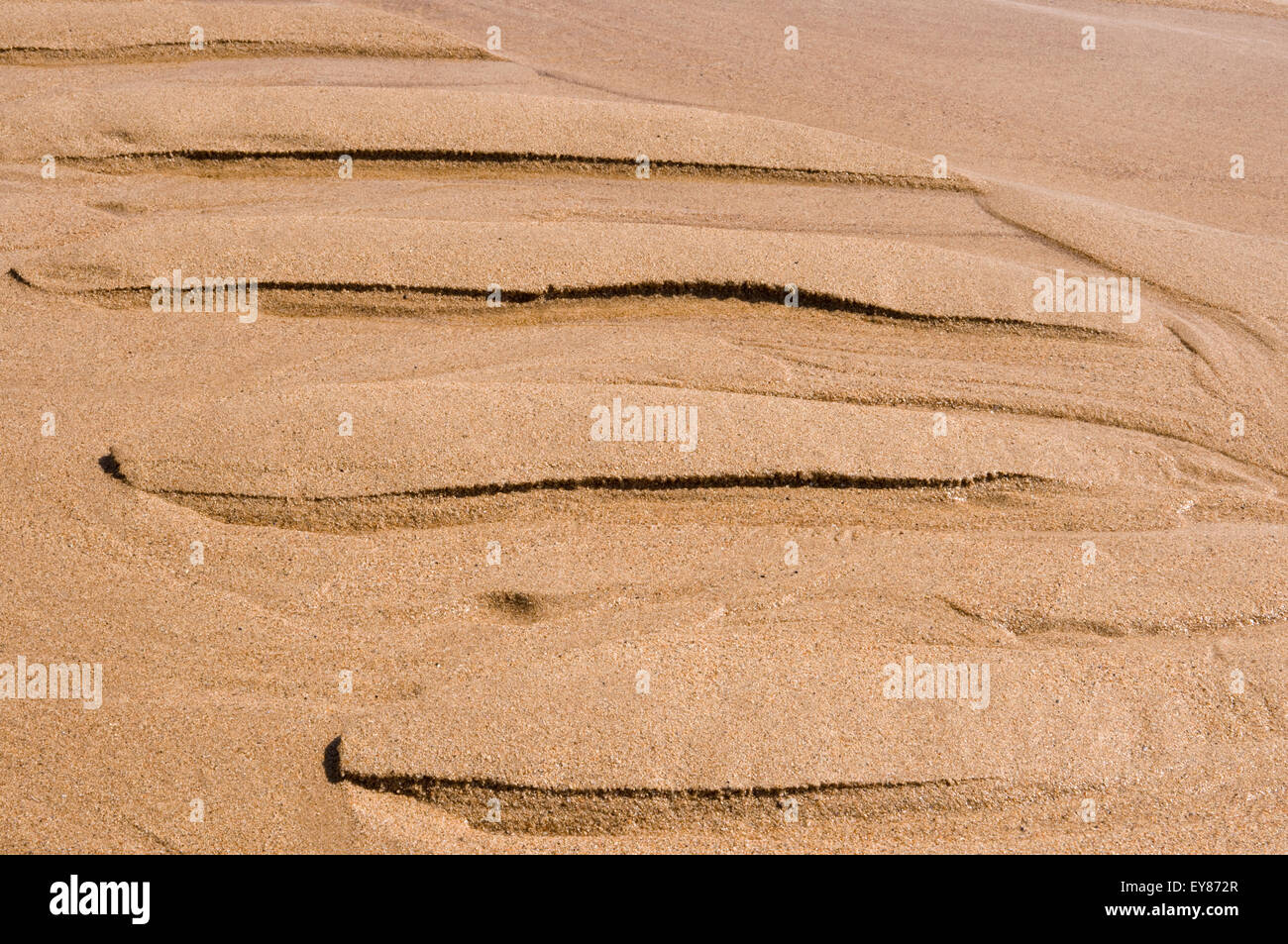 Detail of sand pattern Stock Photo - Alamy