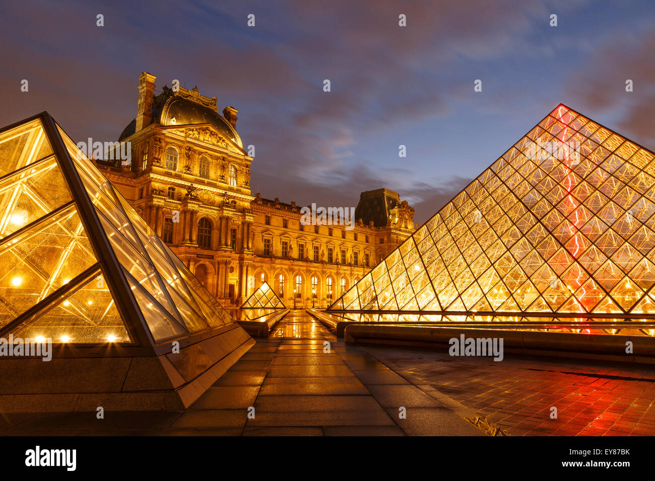 Louvre museum. Paris. France. Europe Stock Photo - Alamy