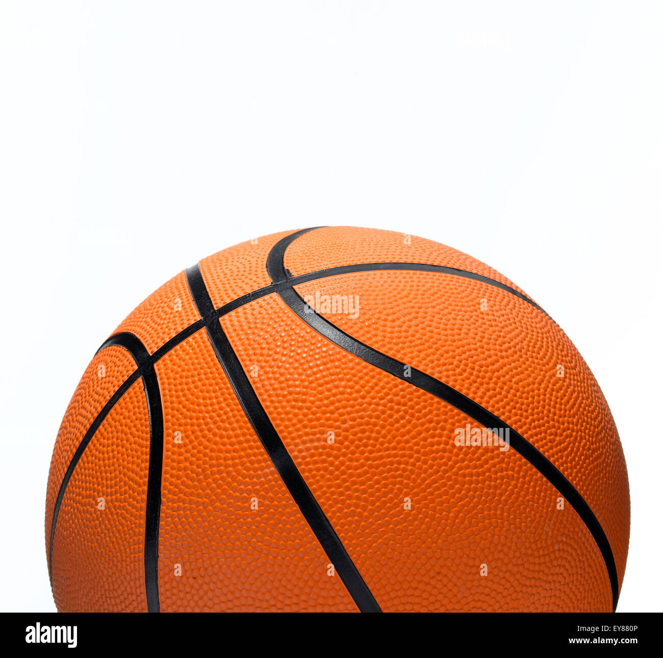 Single Basketball isolated on white Stock Photo - Alamy