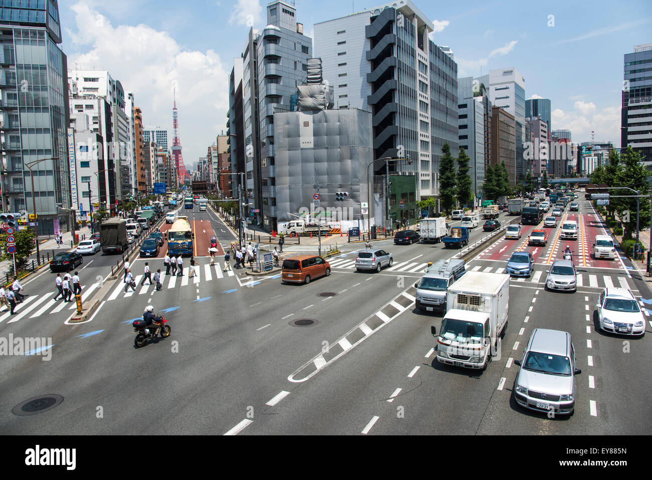 Heavy Traffic at Fudanotsuji crossing ( Dai-Ichi Keihin and route 134 ...