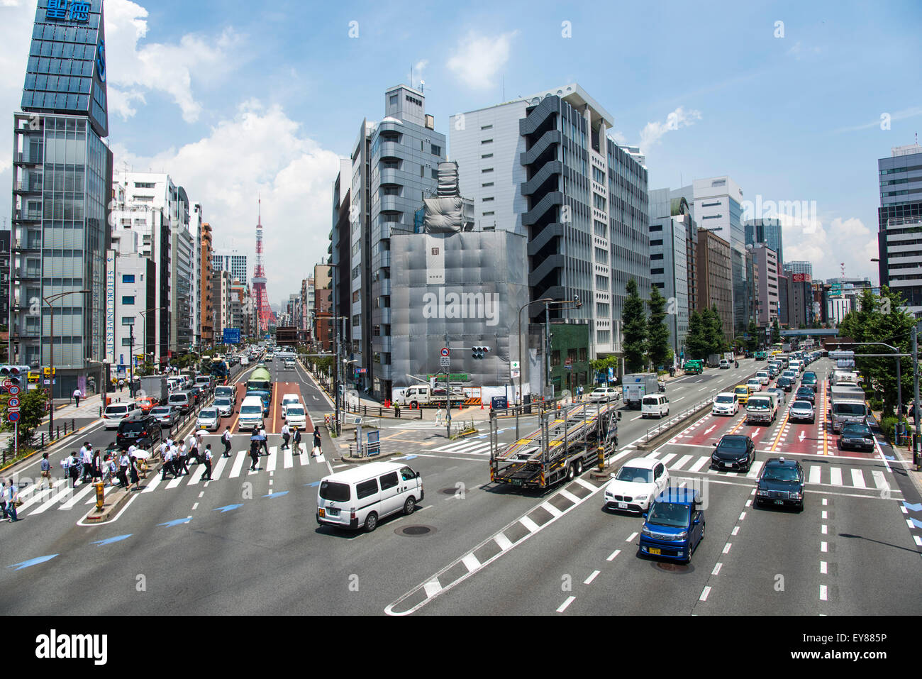 Heavy Traffic at Fudanotsuji crossing ( Dai-Ichi Keihin and route 134 ...