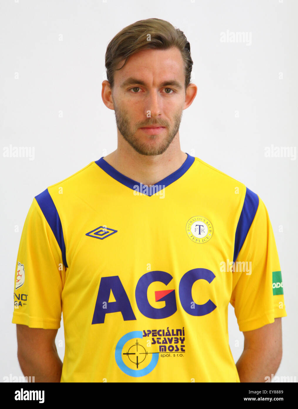 Jan Hosek, FK Teplice team, February 11, 2015, Prague, Czech Republic ...