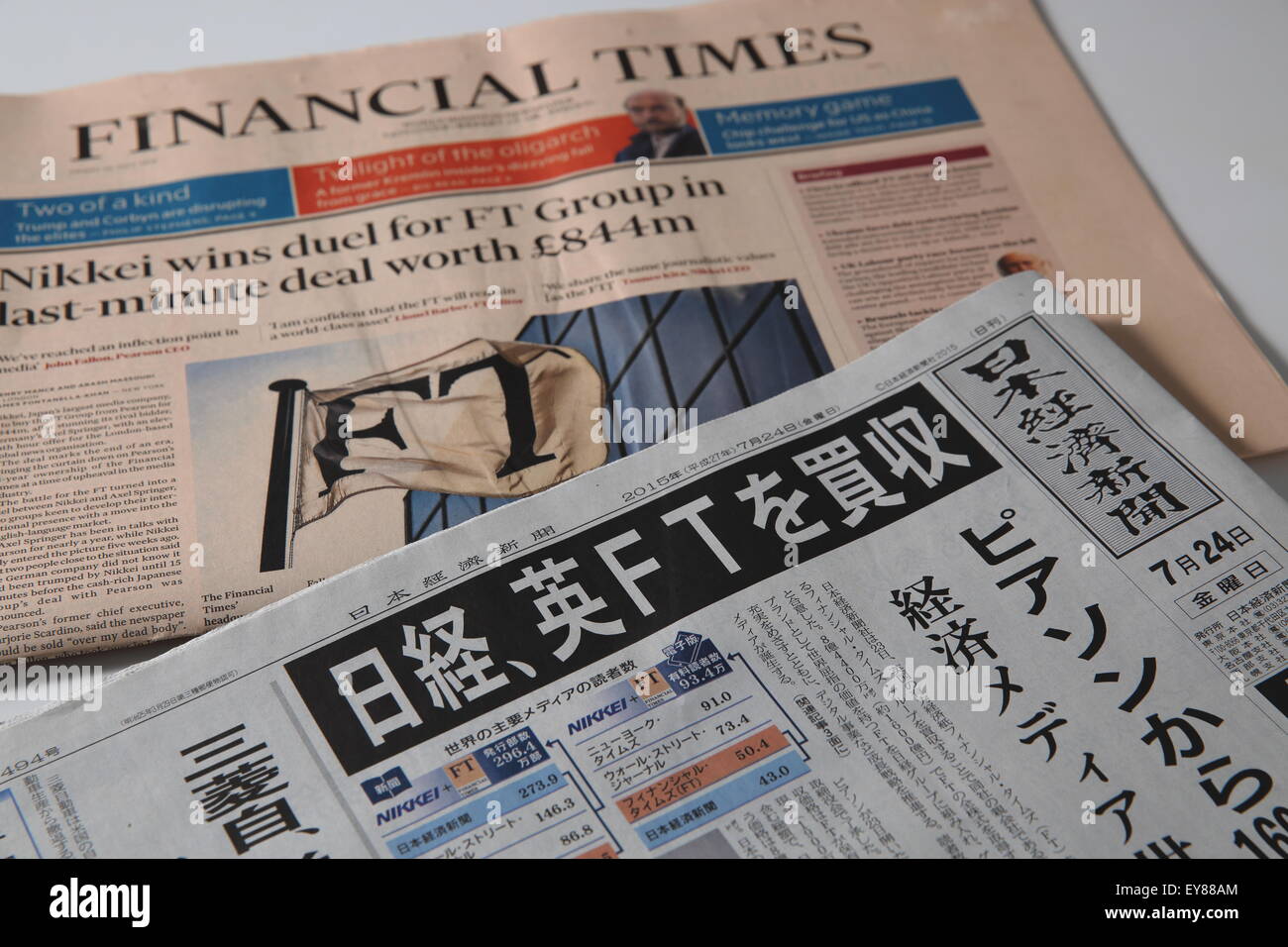 Newspaper Front Pages High Resolution Stock Photography and Images - Alamy