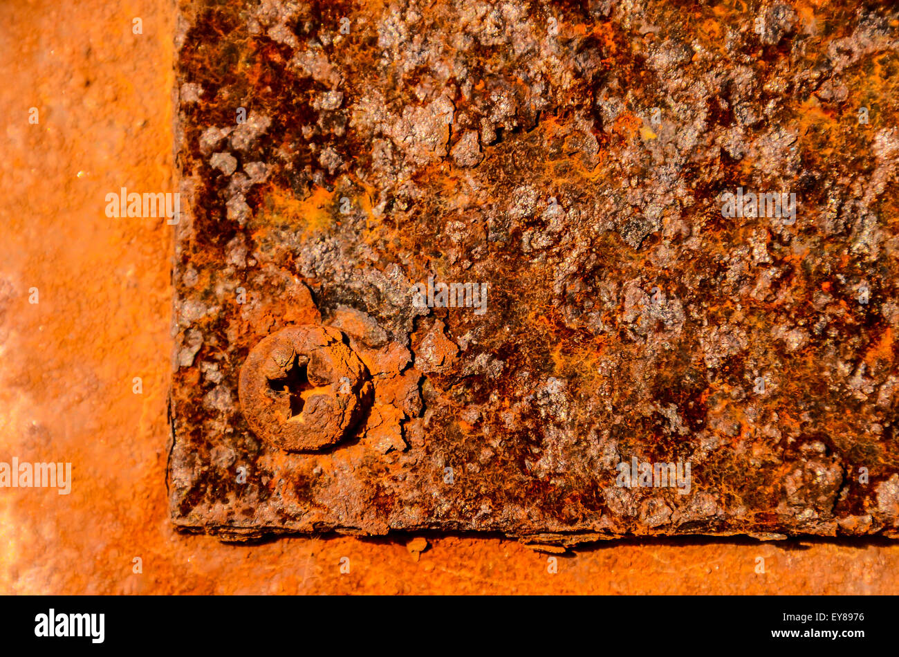 Oxidized Metal Surface Stock Photo - Alamy