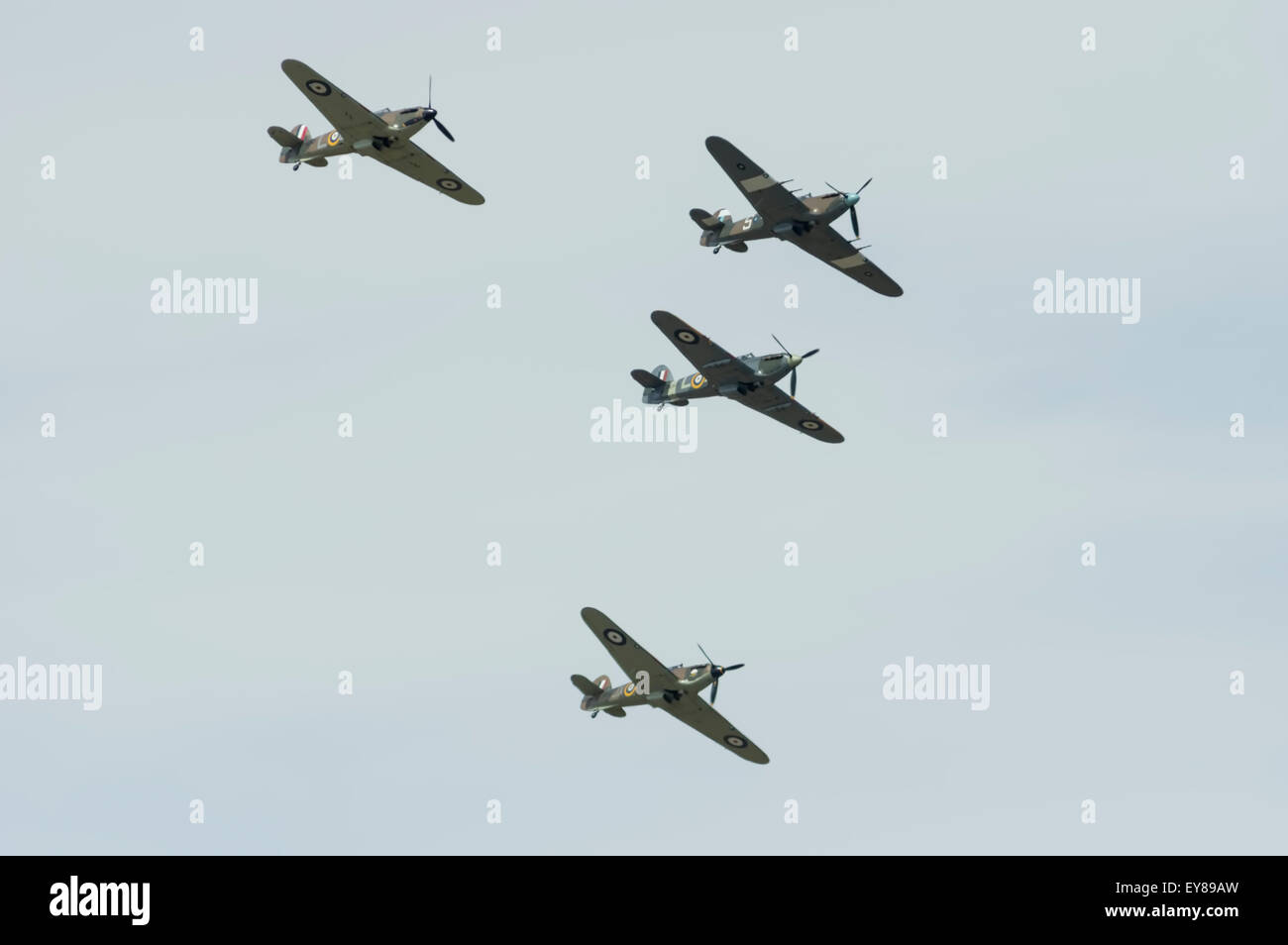 Spitfire formation hi-res stock photography and images - Alamy