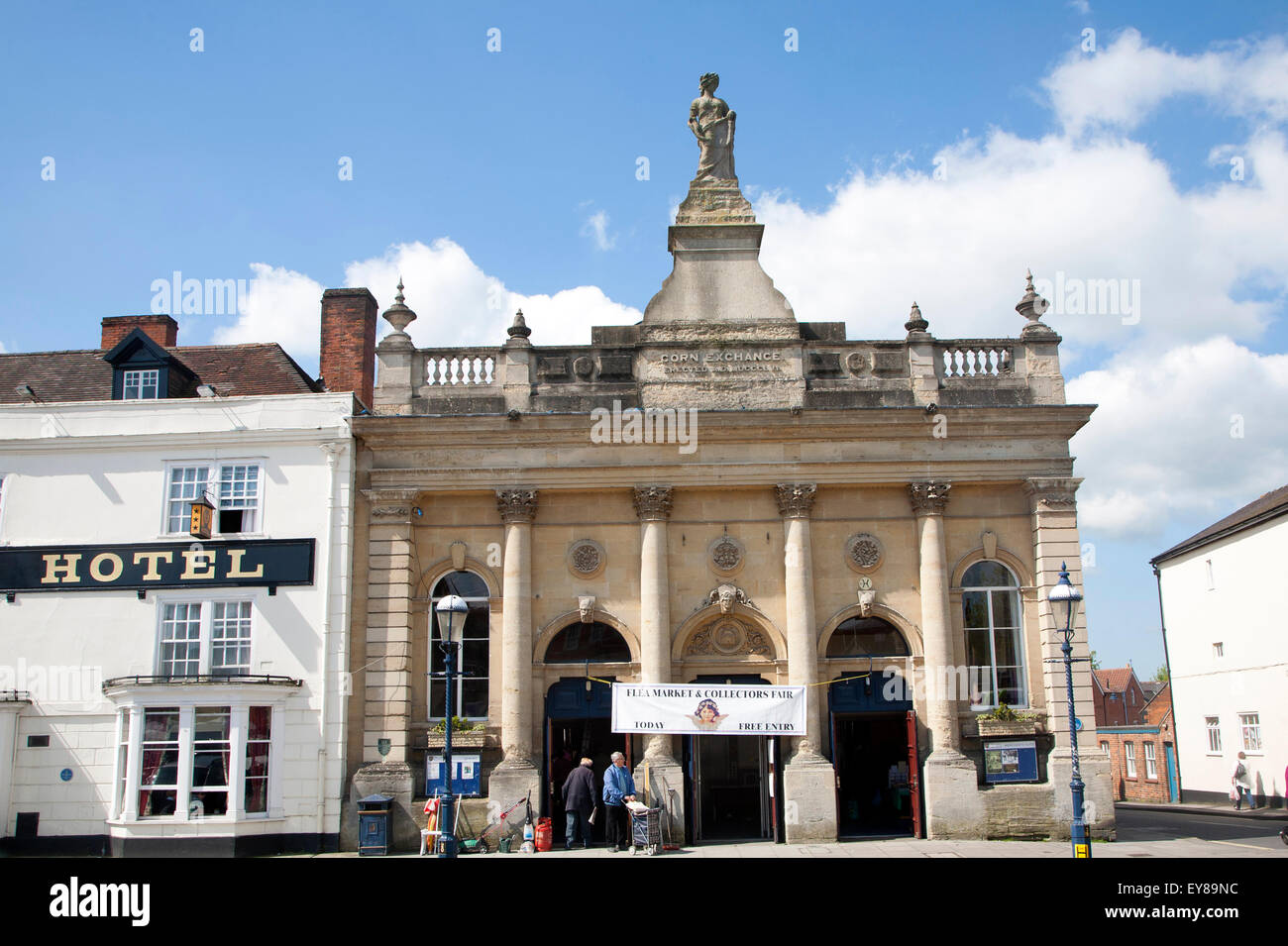 Corn Exchange building, Devizes, Wiltshire, England, UK Stock Photo - Alamy