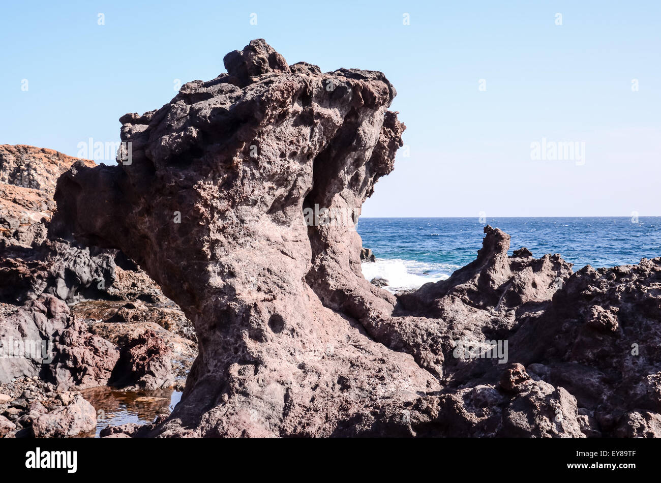 Basaltic Lava Formation Stock Photo - Alamy