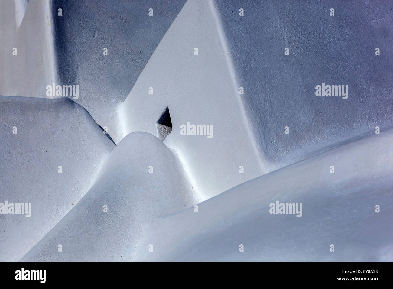 Terrace Santorini architecture abstract Greece Stock Photo - Alamy