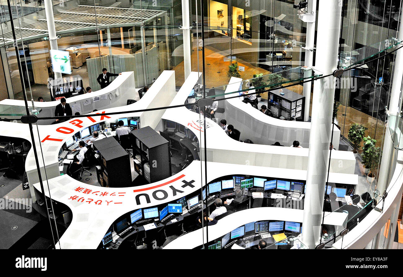 Tokyo stock exchange aerial hi-res stock photography and images - Alamy