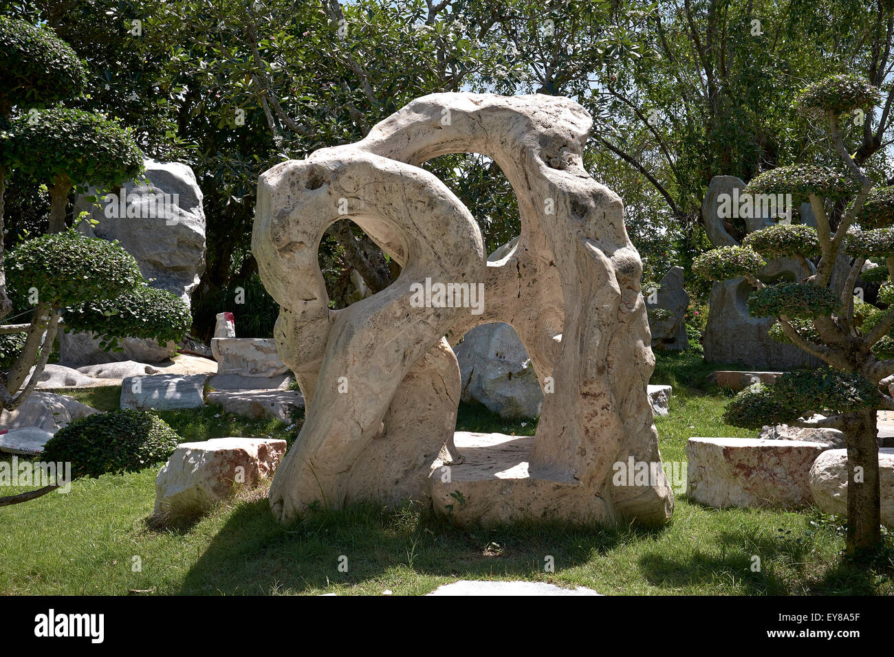 Unusual rock and stone formation. Natural geological odd shapes Stock ...