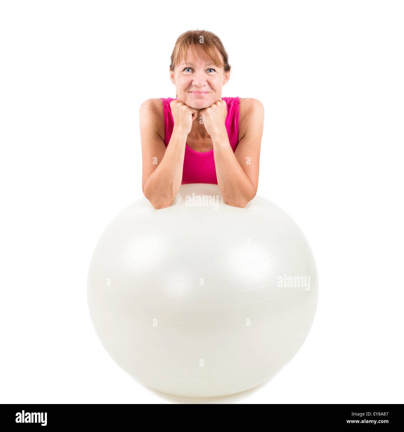 Sporty woman pausing Stock Photo - Alamy