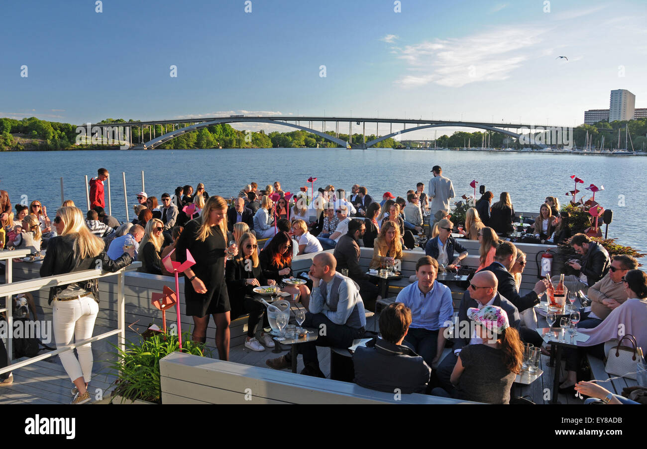 Mälarpaviljongen "This floating restaurant/bar/lounge offers stunning ...
