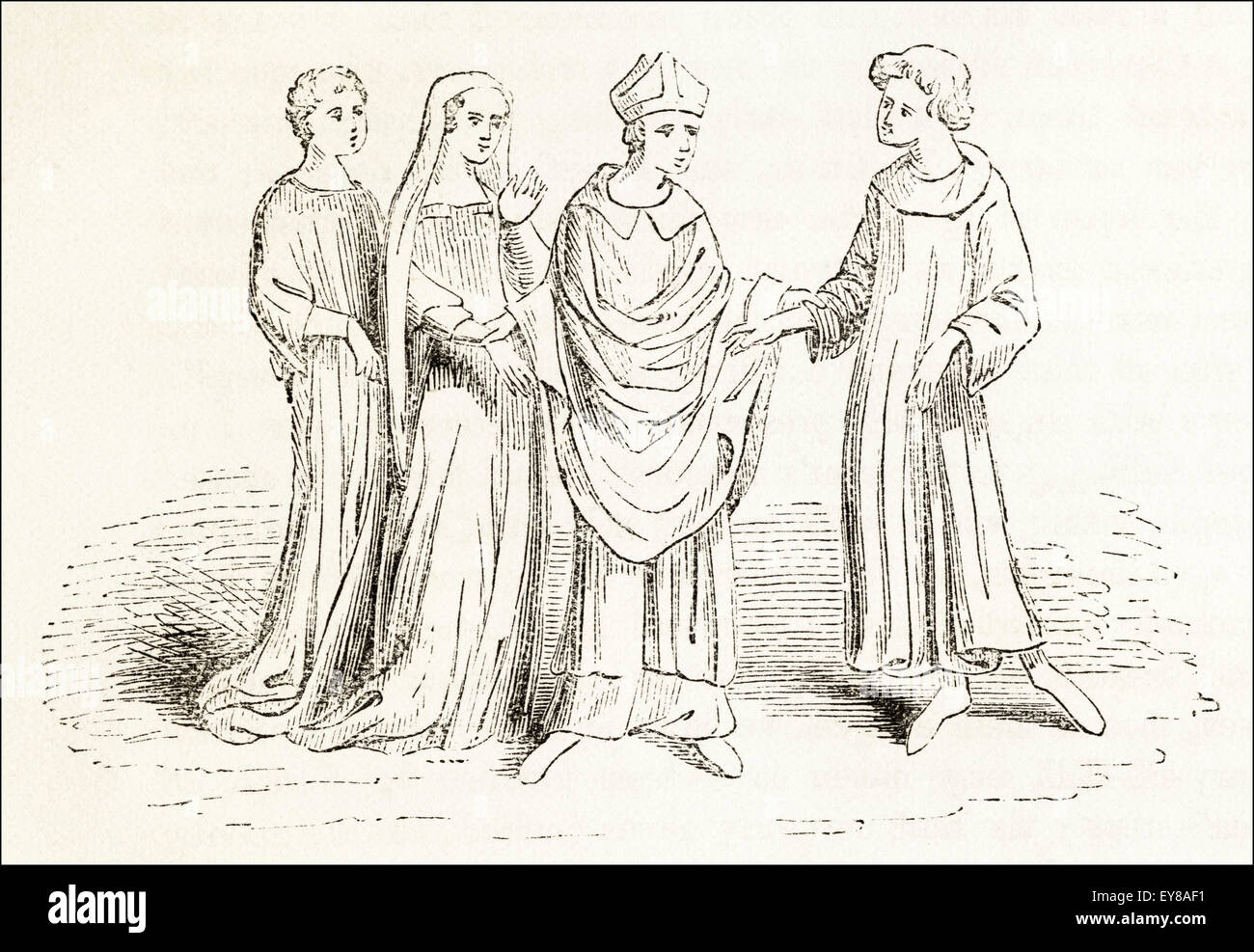 Marriage of father ( Gilbert Beket ) & mother ( Matilda ) of Thomas ...