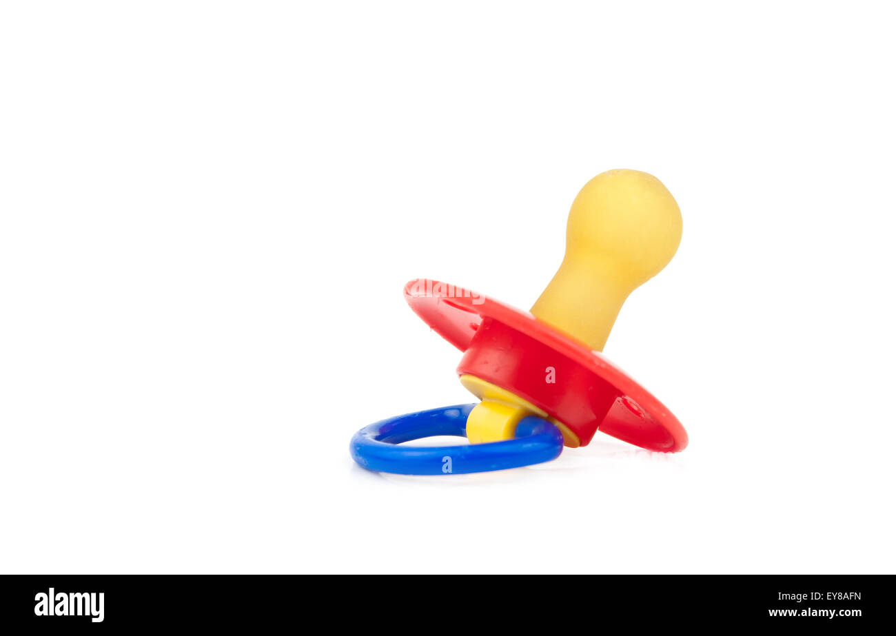 pacifier isolated on white background Stock Photo - Alamy