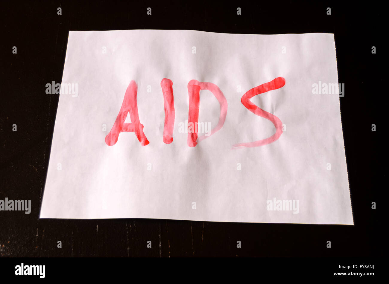 Word Aids Text Stock Photo - Alamy