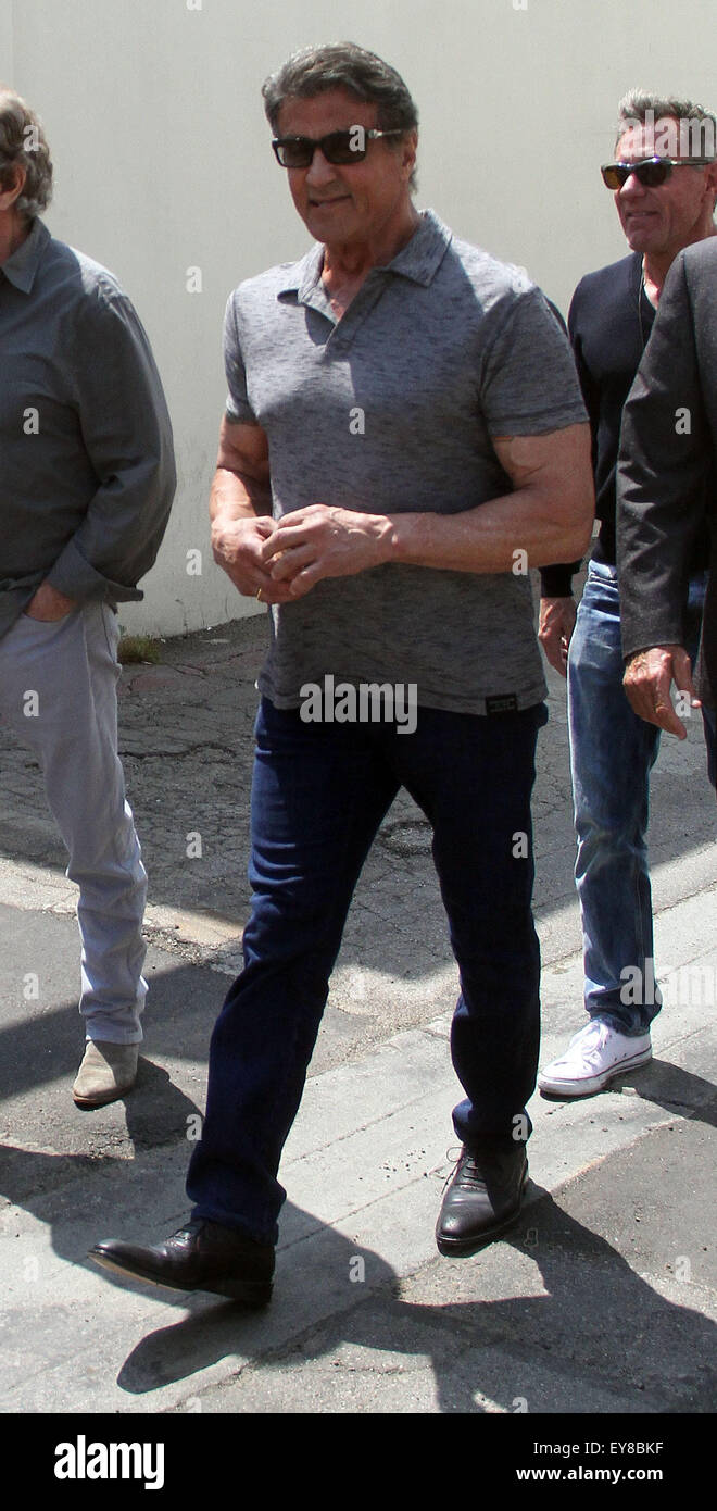 Sylvester Stallone leaves Cafe Roma in Beverly Hills after a lunch ...