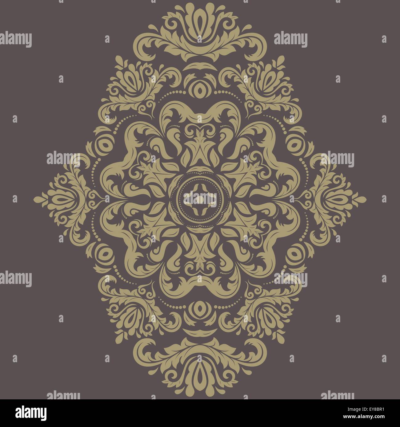 Damask Vector Orient Pattern Stock Vector Image & Art - Alamy