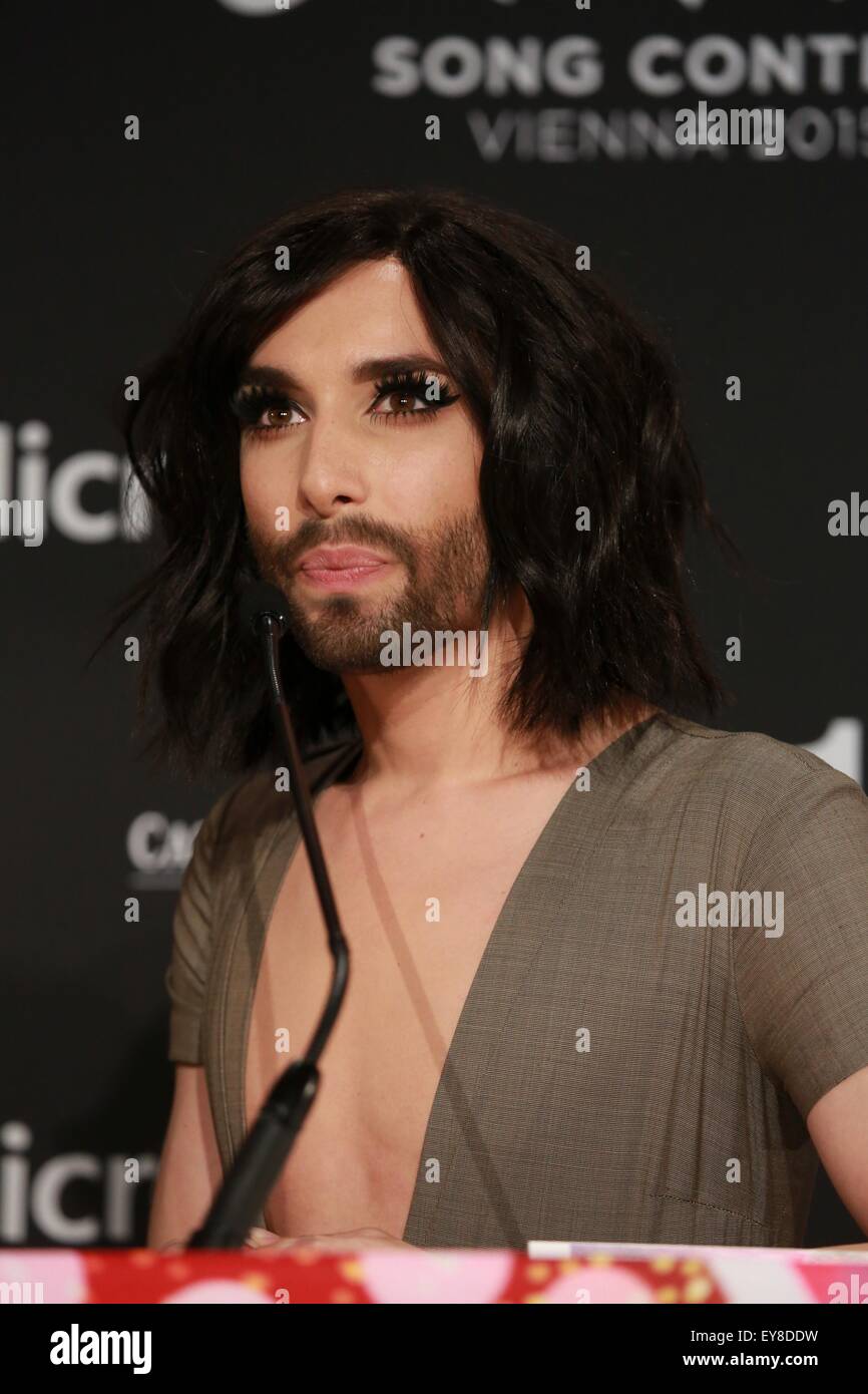 Eurovision Song Contest 2015 - Press Conference with Conchita Wurst and ...