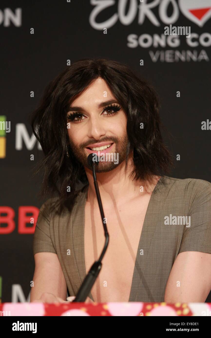 Eurovision Song Contest 2015 - Press Conference with Conchita Wurst and ...