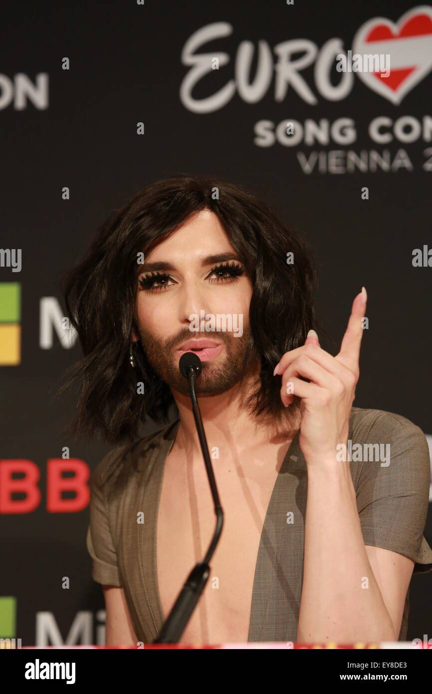 Eurovision Song Contest 2015 - Press Conference with Conchita Wurst and ...
