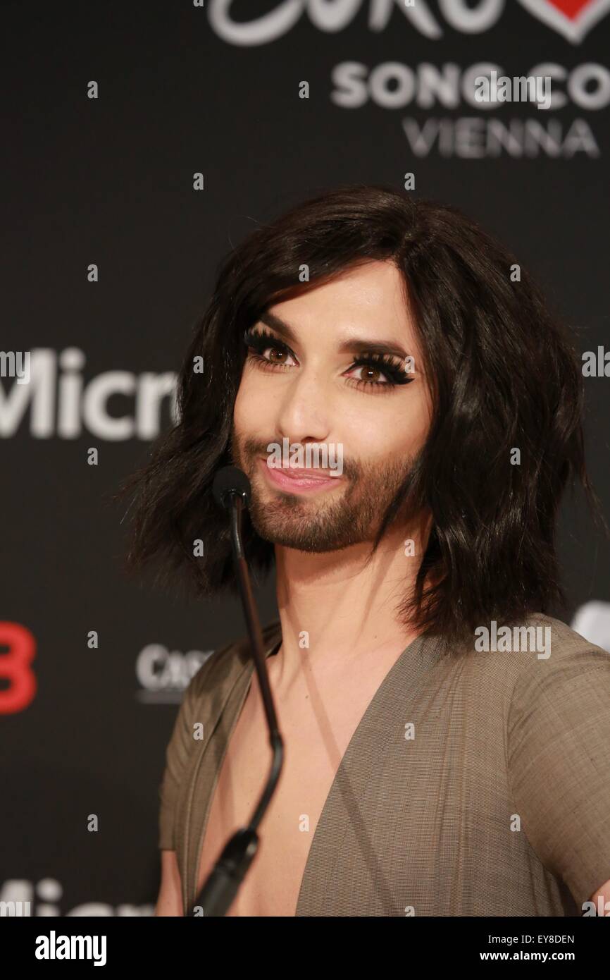 Eurovision Song Contest 2015 - Press Conference with Conchita Wurst and ...