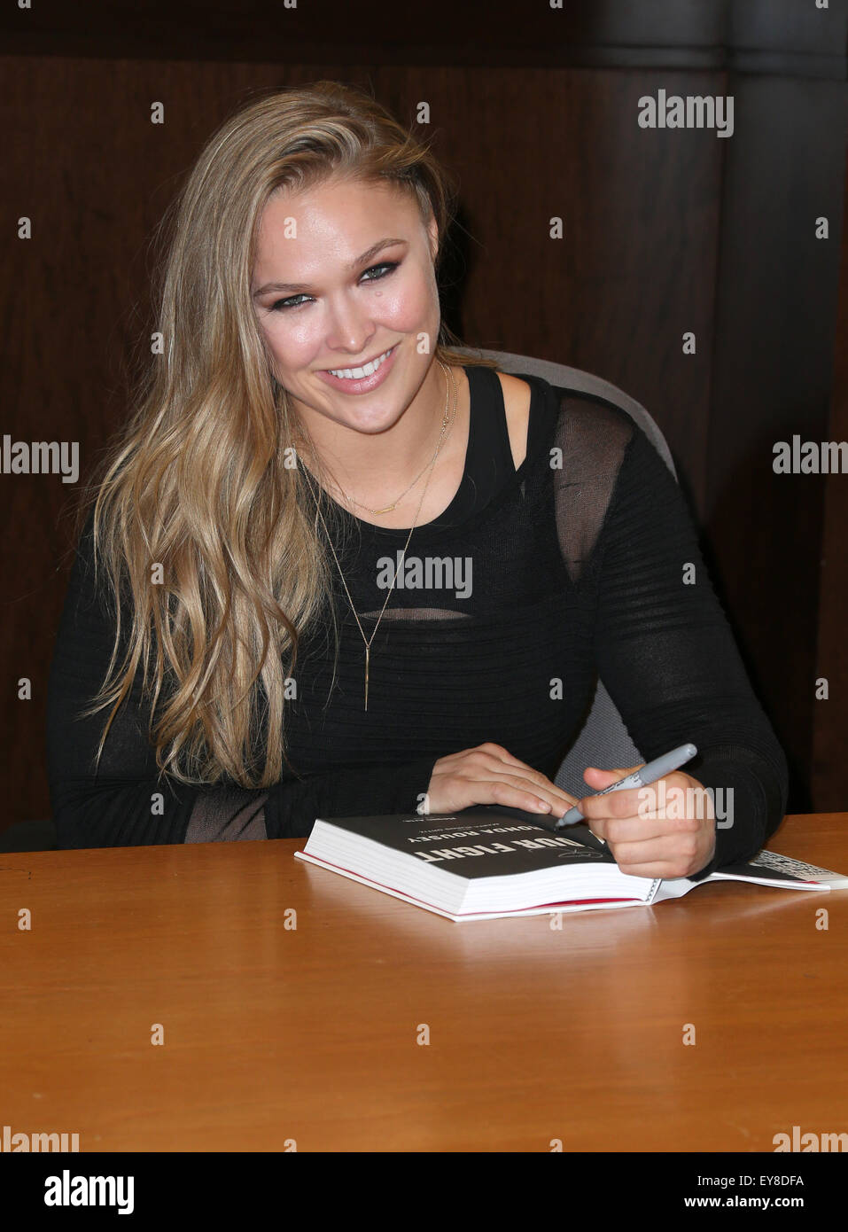 Ronda Rousey Signs Copies Of Her New Book "My Fight/Your Fight ...