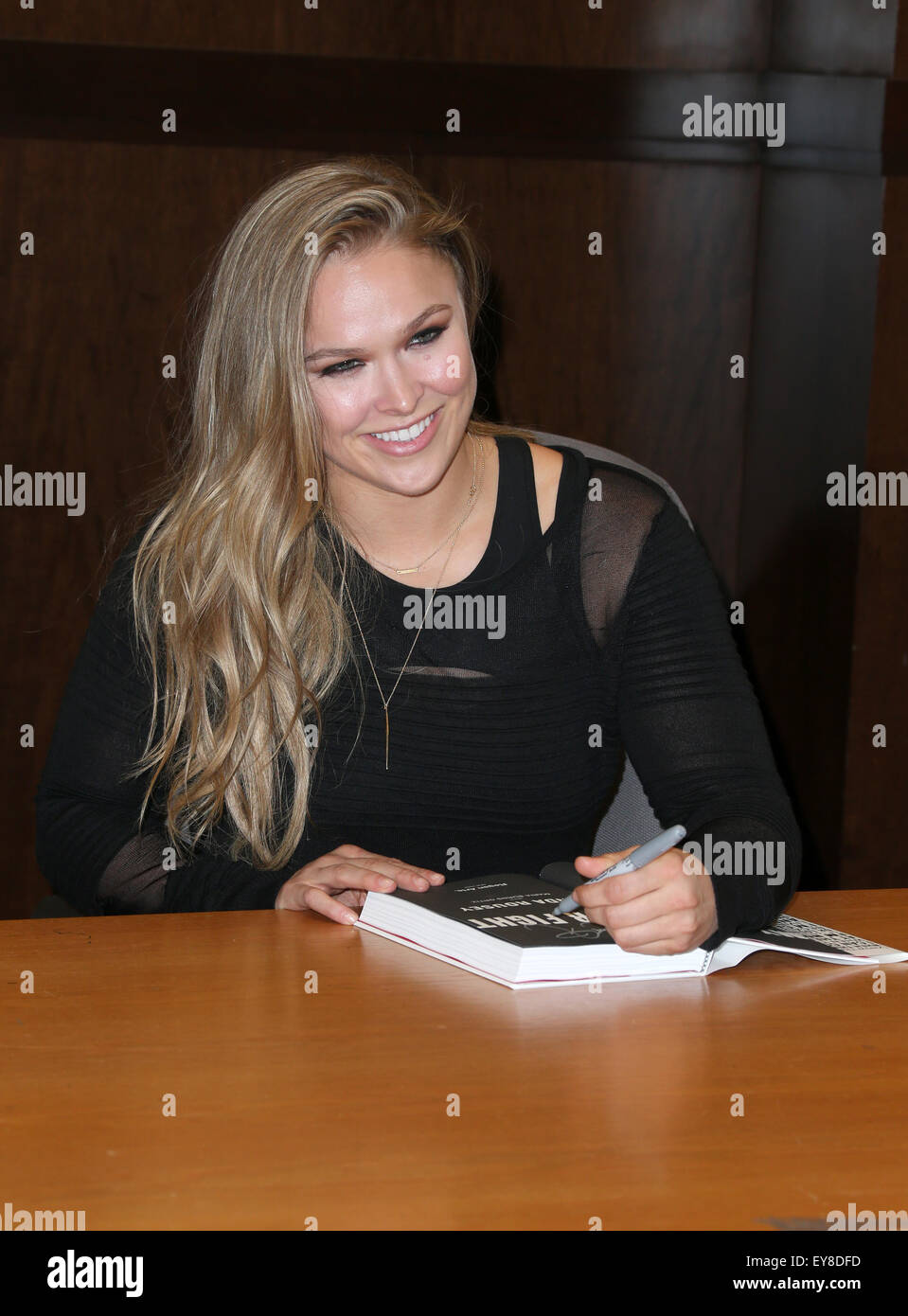 Ronda Rousey Signs Copies Of Her New Book "My Fight/Your Fight ...