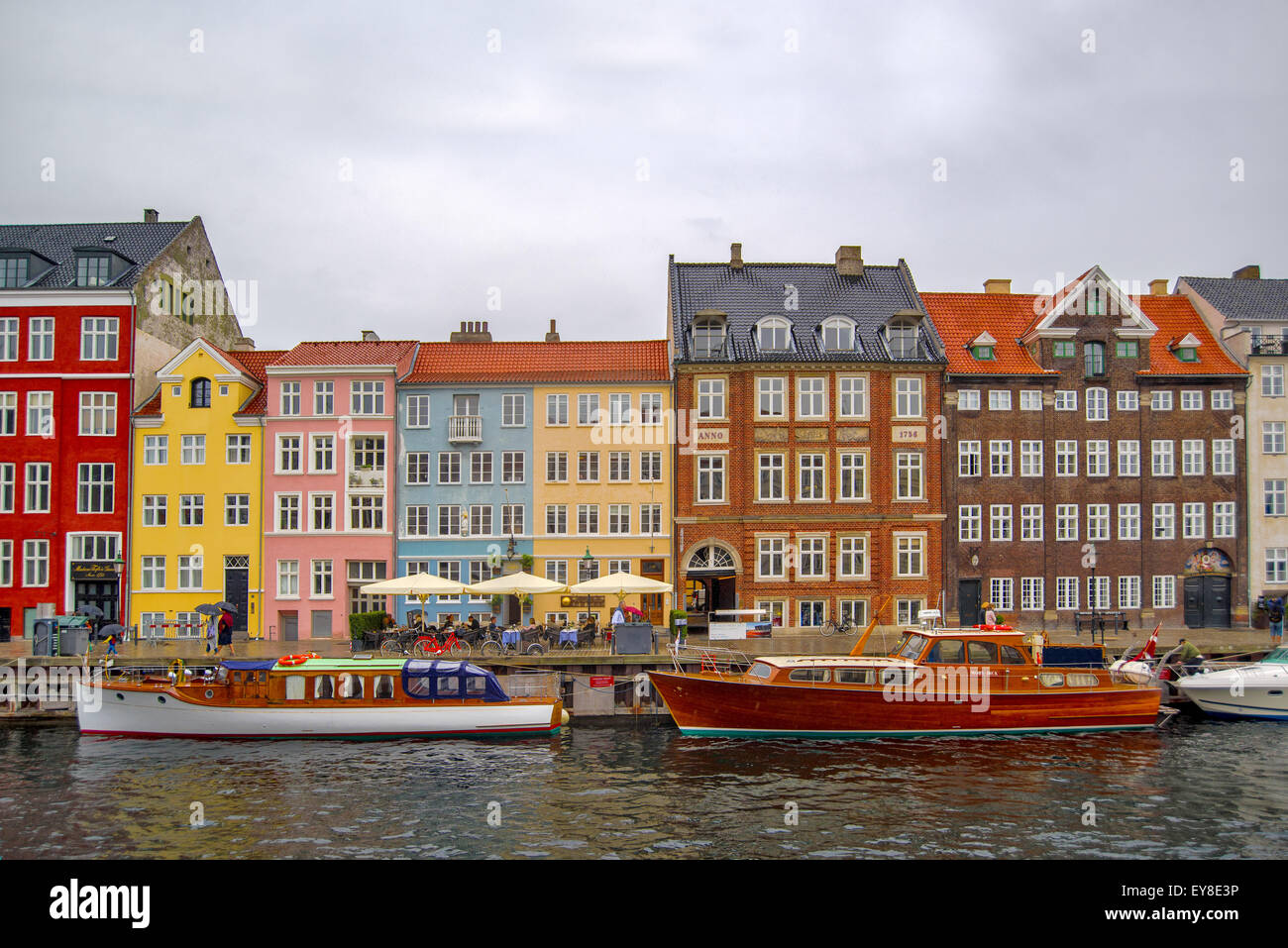 Denmark copenhagen nyhavn district on hi-res stock photography and ...