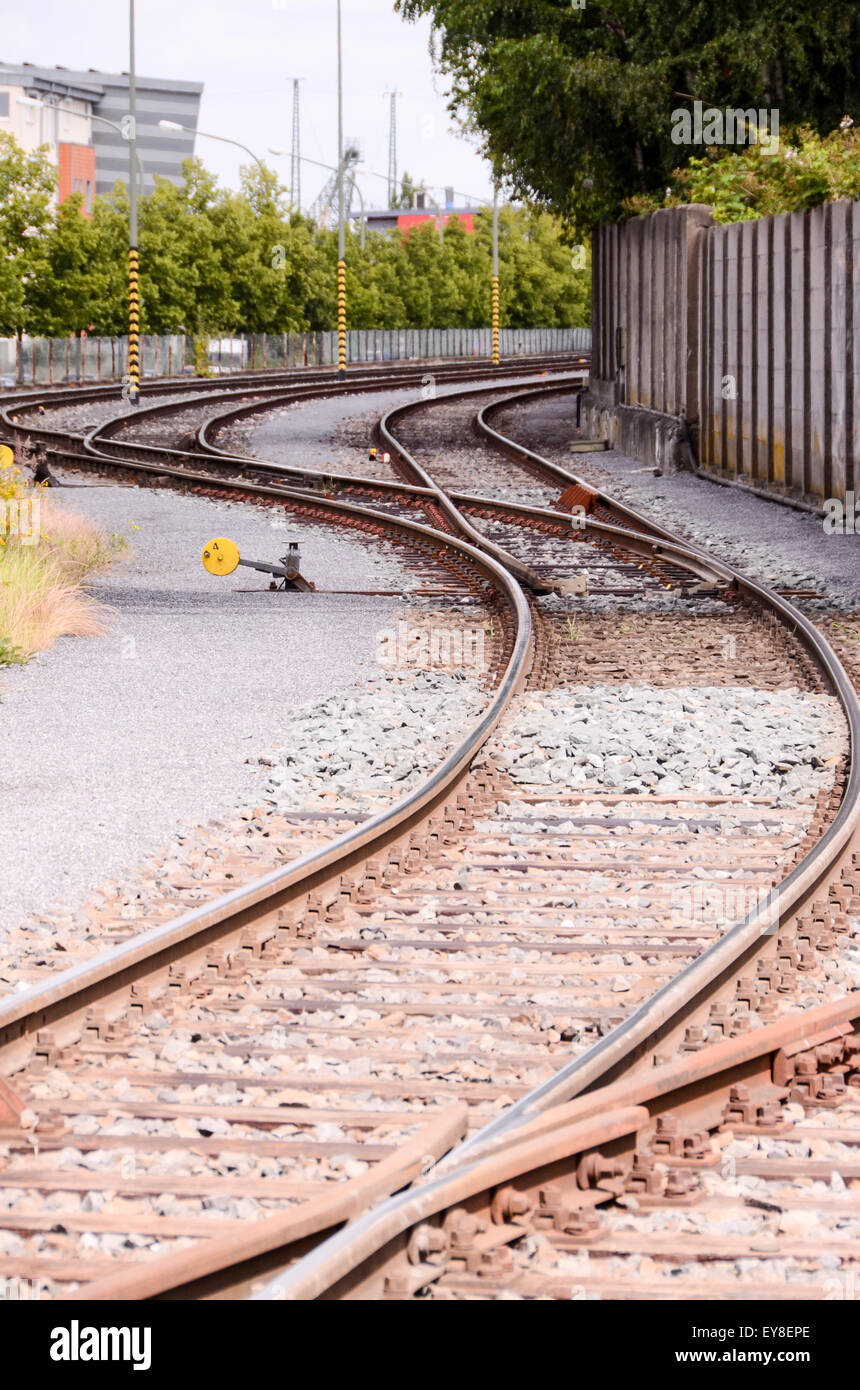 European Rail Road Stock Photo - Alamy