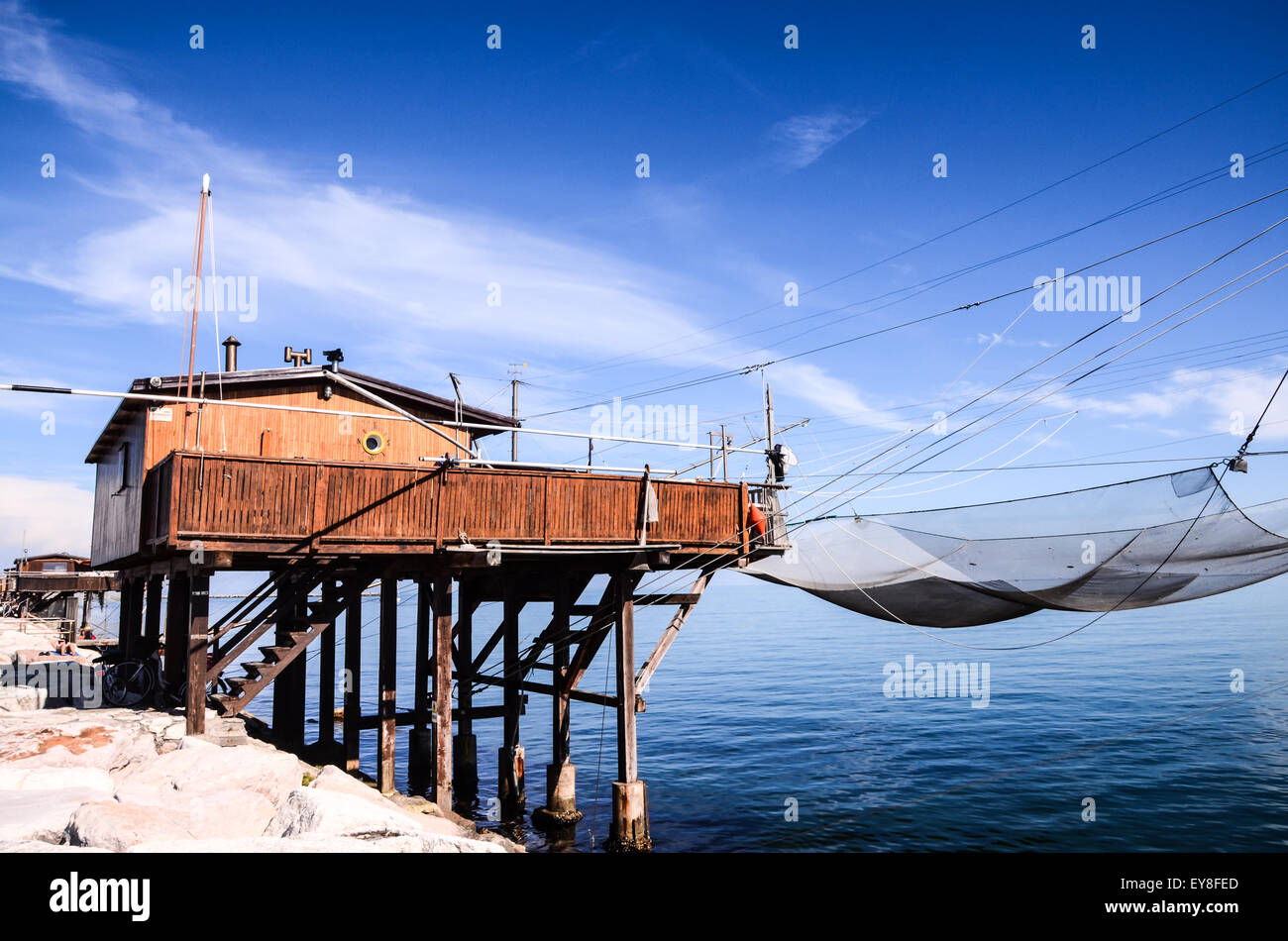 Traditional Fishing House Stock Photo - Alamy