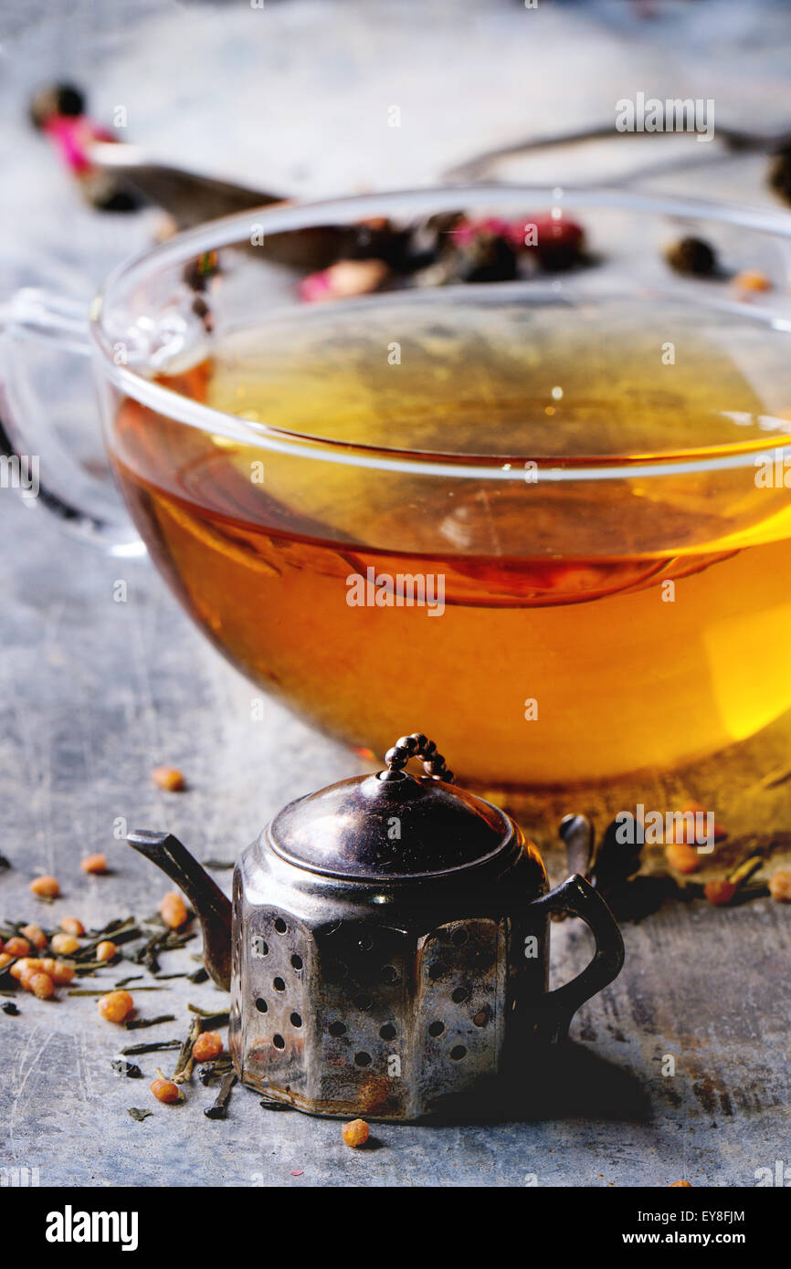 Teastrainer strainer tea strainer hi-res stock photography and images ...