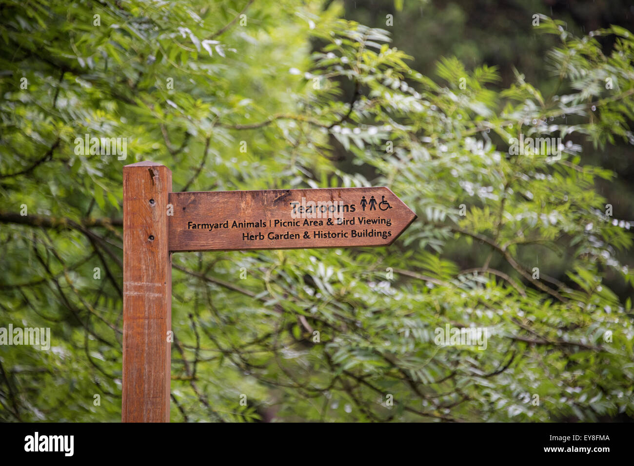Country signpost, Northicote farm Bushbury wolverhampton Stock Photo ...