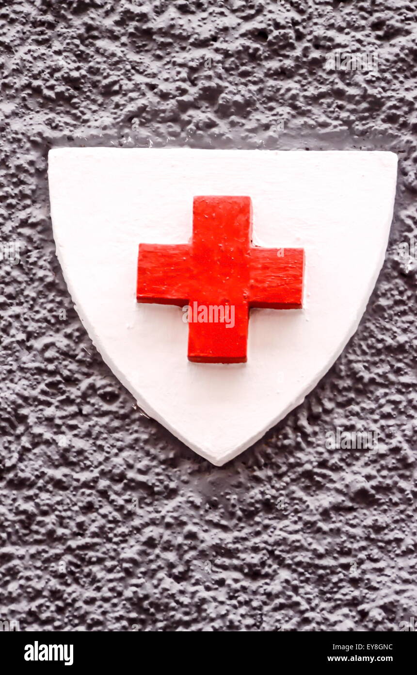 Red Cross Medical Sign Stock Photo - Alamy