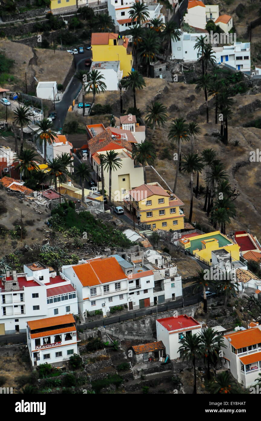 Typical Colored Colonial Spanish Building Stock Photo - Alamy