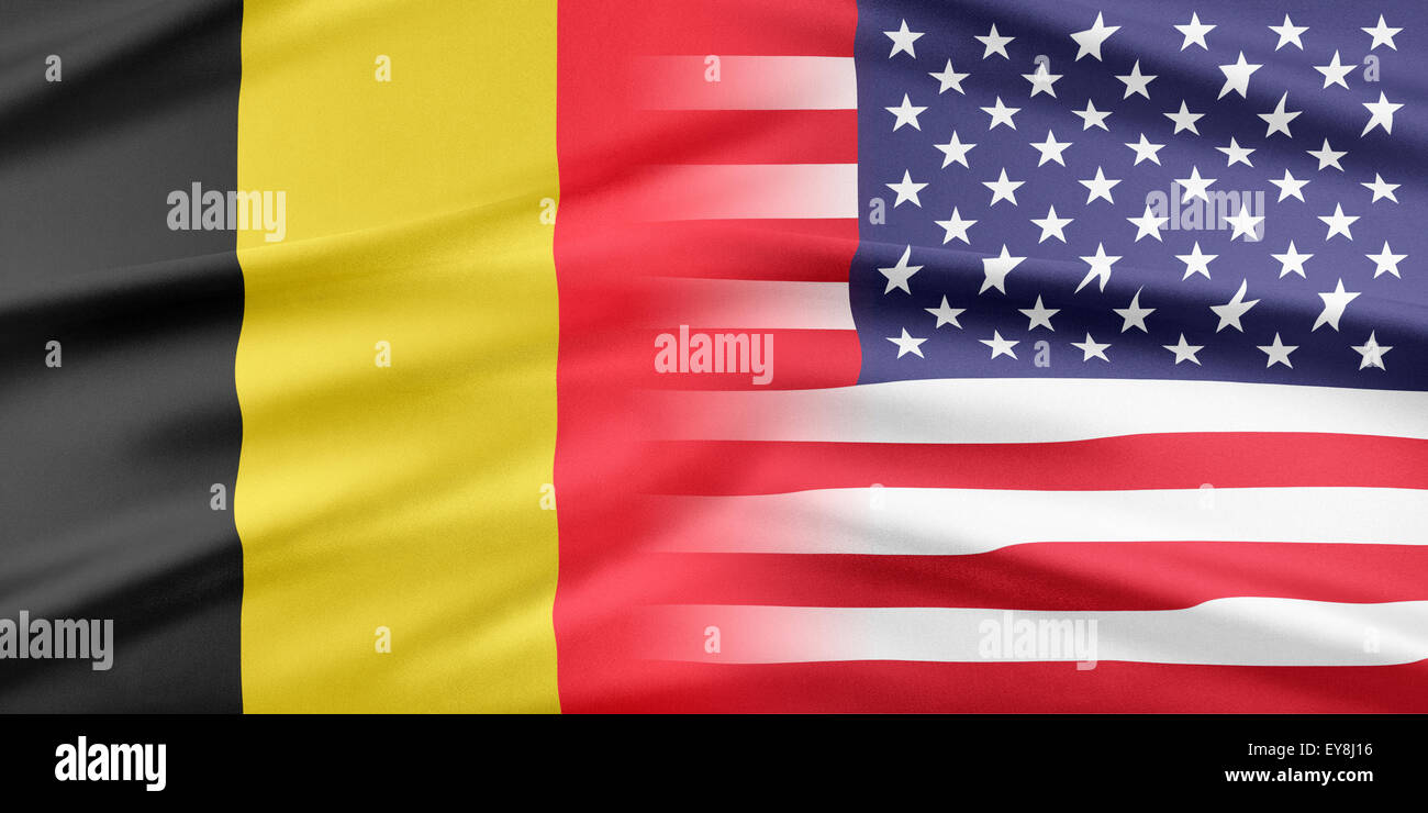 Belgium usa flag hi-res stock photography and images - Alamy