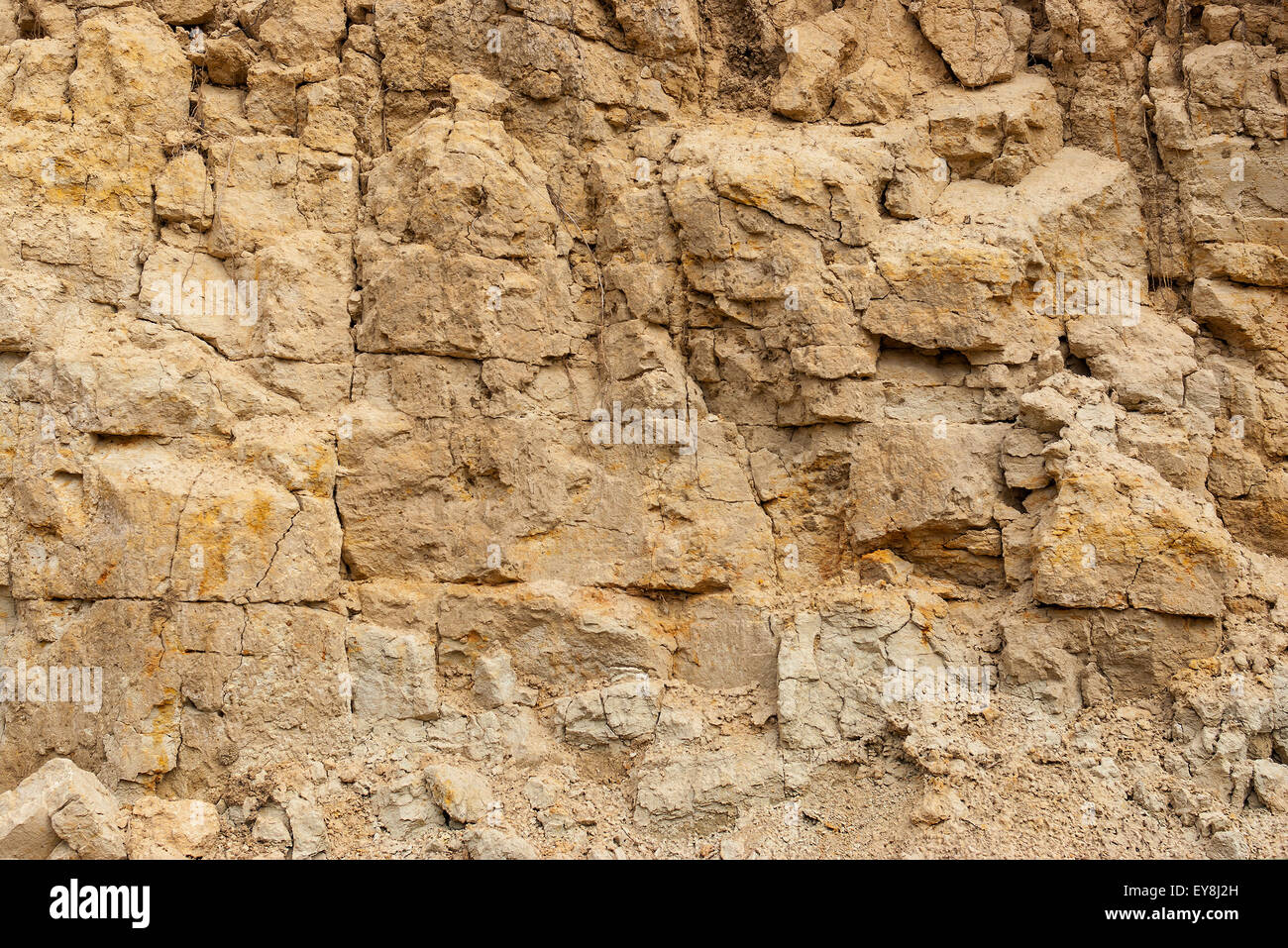 Wall of sand in sand pit close-up Stock Photo - Alamy