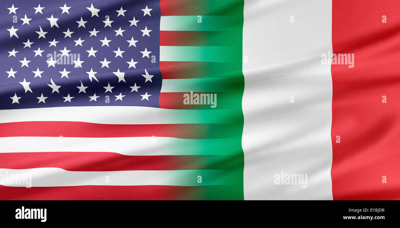 USA and Italy Stock Photo - Alamy