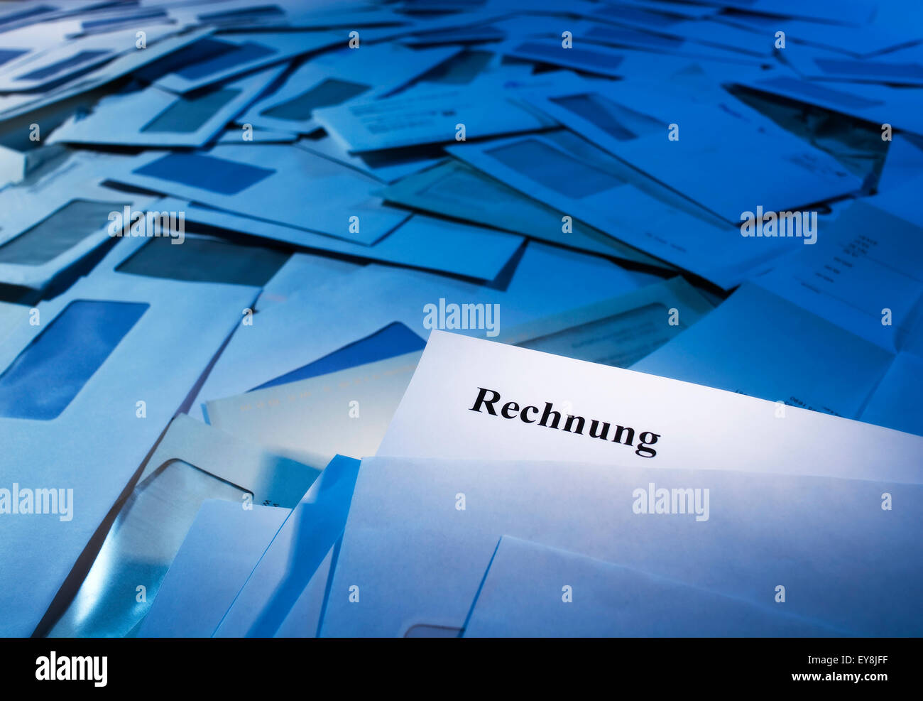 Big pile of unopened bills Stock Photo - Alamy