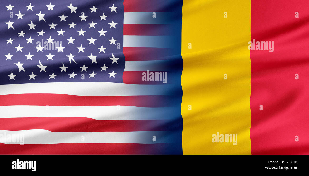 Chad flag waving hi-res stock photography and images - Alamy