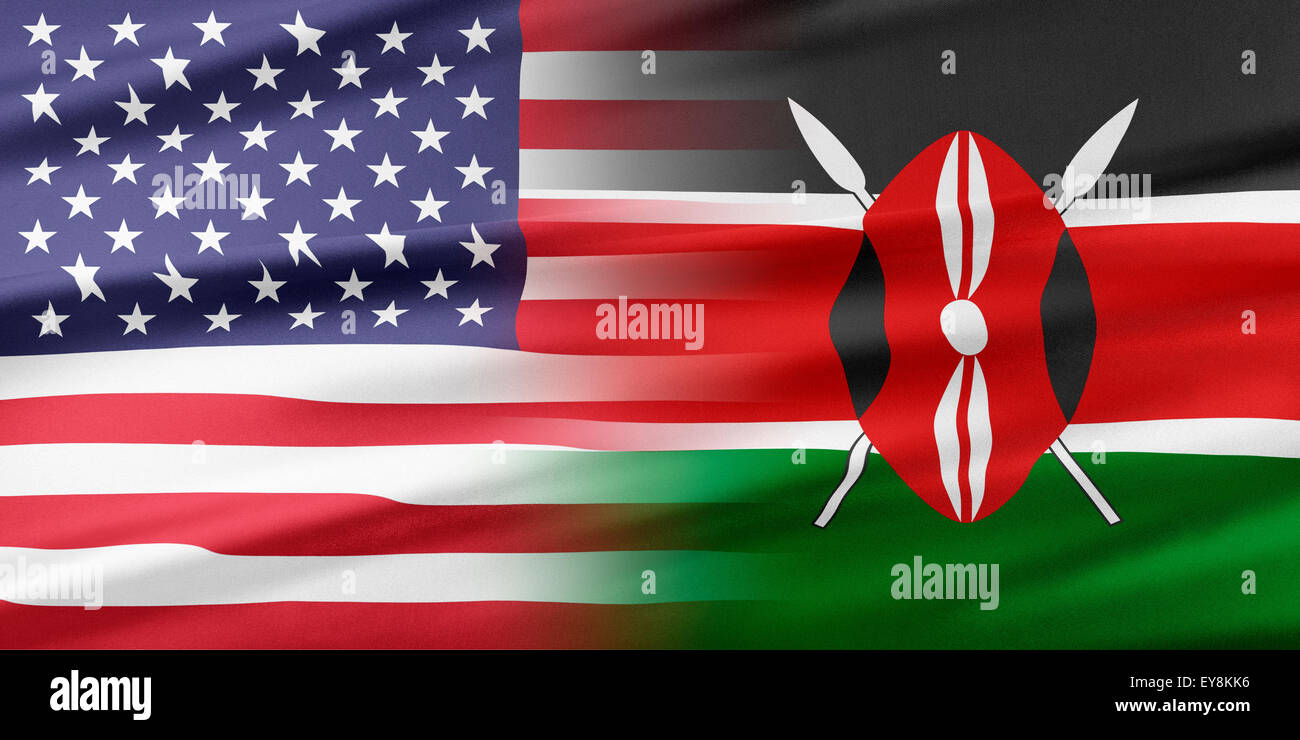 USA and Kenya Stock Photo - Alamy
