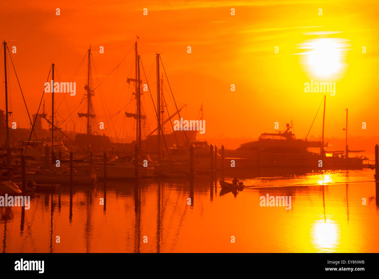 MARINA INTER COASTAL WATERWAY WATERFRONT SAINT AUGUSTINE FLORIDA USA ...