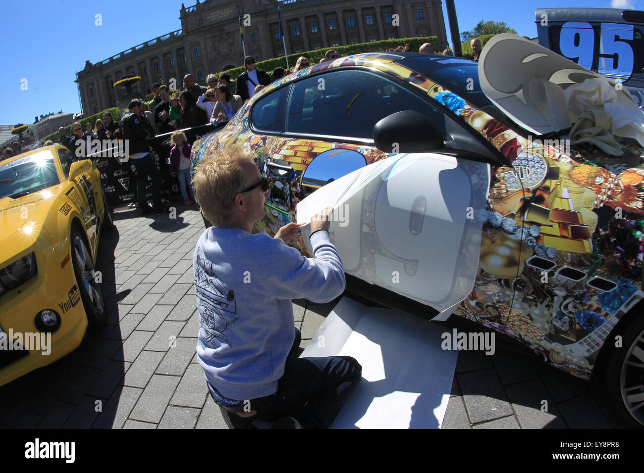 Gumball 3000 Rally Registration of Drivers in Stockholm Featuring ...